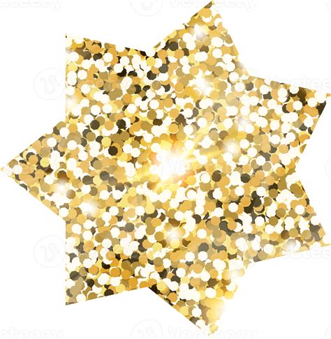 estrella brillar brillante oro Brillantina forma diseño elemento