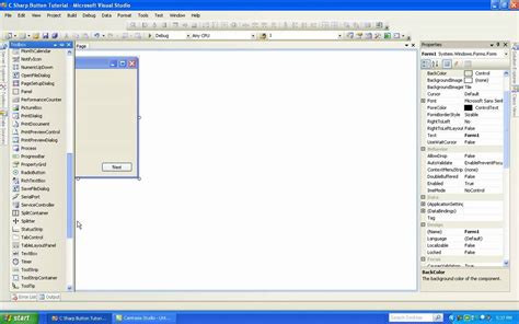 C Sharp Tutorial 4 For Beginners Buttons YouTube