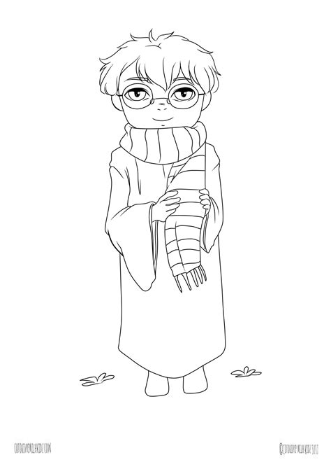 Kawaii Ausmalbilder Harry Potter The Cutest Way To Relive The Magic