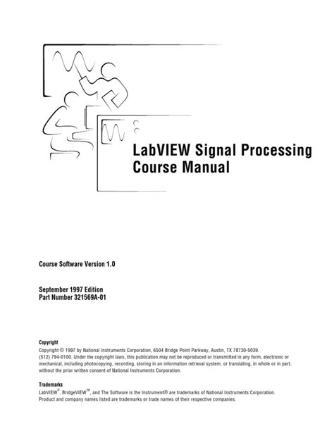 labview signal processing course manual pdf sampling signal processing analog to digital