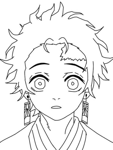 Desenhos De Tanjiro Do Anime Para Colorir E Imprimir Colorironline