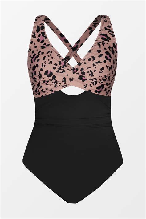 Leopard Print Cutout Tummy Control One Piece Swimsuit Cupshe Au