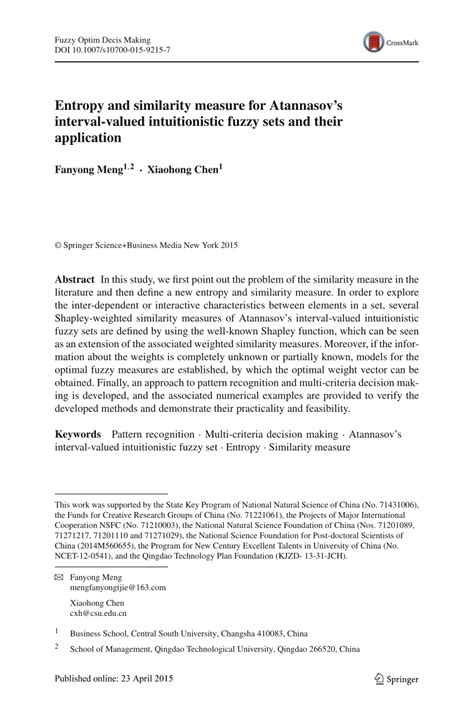 pdf entropy and similarity measure for atannasov s interval valued intuitionistic fuzzy sets