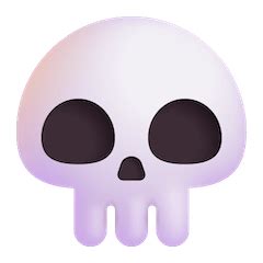 Calavera Emoji Significado copiar y pegar combinaciónes