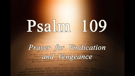 Psalm 109 YouTube
