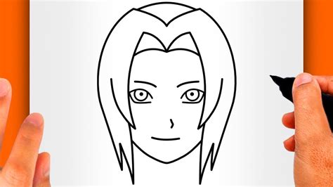 How To Draw Tsunade EASY FOR BEGINNERS Tsunade Drawing Tutorial