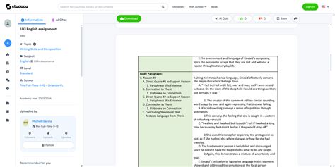 English Assignment Analyzing Literature Assessment Step Review