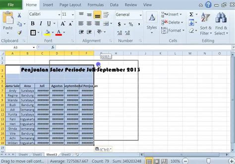 cara copy paste data excel youtube