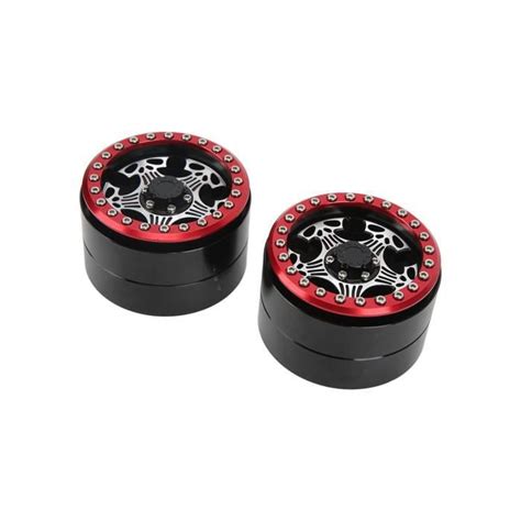 VGEBY Moyeu de roue de voiture RC 1 10 Beadlock 2 pièces 2 2 pouces RC