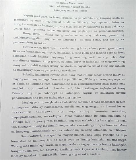 Gawain Sa Pagkatuto Bilang 3 Sagutin Ang Mga Tanong Ayon Sa Binasang