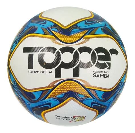 Bola Campo Topper Velocity Pró Samba Profissional MercadoLivre