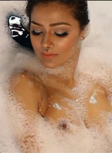 Desi Milf Showing Her Topless Big Tits And Holi Colors On Her Shirt