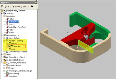 Inventor Positional Representations Design Motion