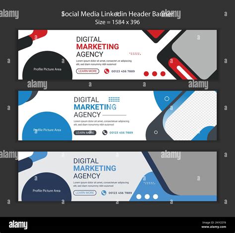 LinkedIn Cover Design LinkedIn Banner Templates Editable Custom