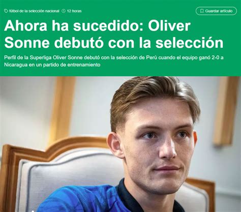 Oliver Sonne así reaccionó la prensa de Dinamarca tras su debut con la