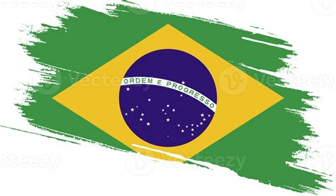 Bandeira Do Brasil Textura Grunge Png