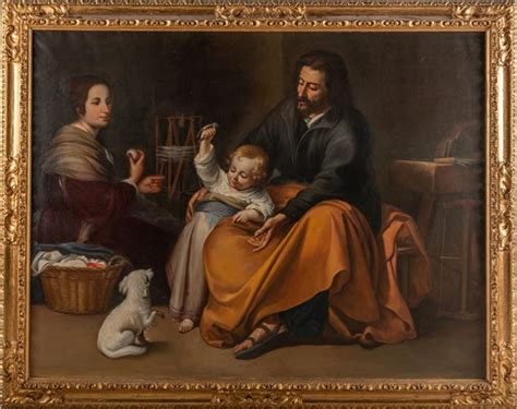 Bartolomé Estebán Murillo Sagrada familia del pajarito 1943