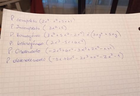 Completa La Siguiente Tabla Escribiendo Dos Ejemplos De Cada Tipo De