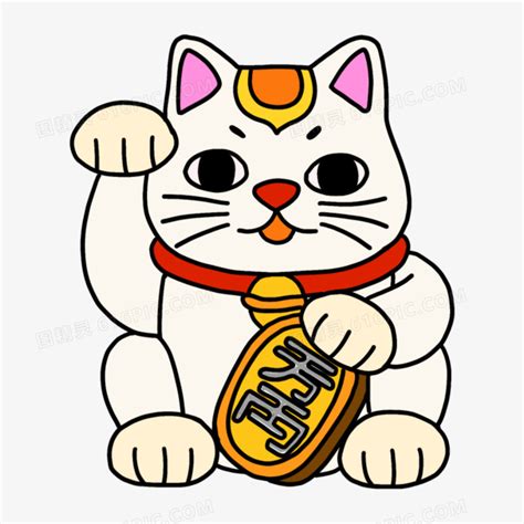 卡通免抠可爱招财猫元素图片免费下载 PNG素材 编号ve9iwer00 图精灵