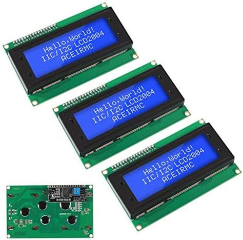 Amazon GeeekPi IIC I2C TWI Serial LCD 2004 20x4 Display Module