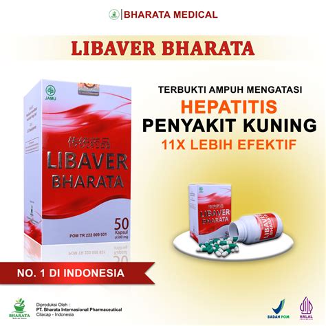 Jual Libaver Bharata Obat Liver Hepatitis A B Penyakit Kuning Dan