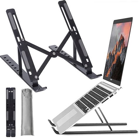 STOJAK PODSTAWKA POD LAPTOP NA TABLET SKŁADANA REGULOWANA ALUMINIOWA