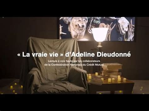 Nuits de la lecture 2023 La vraie vie Adeline Dieudonné YouTube