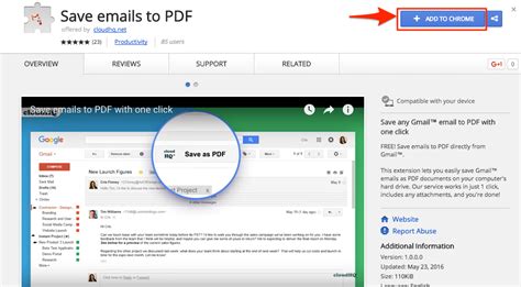 how to save emails to pdf cloudhq gmail label sharing support