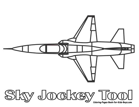 Coloriage Avion militaires 141087 Transport Dessin à colorier