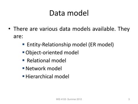 Ppt Data Modeling Using The Entity Relationship Er Model Powerpoint