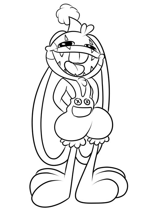 Dibujo De Bunzo Bunny Para Colorear