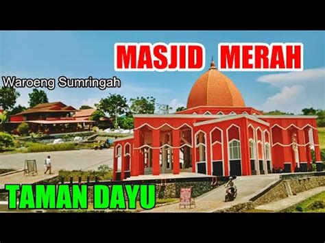 Masjid Merah Taman Dayu Pandaan Pasuruan YouTube