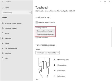 Arreglar el desplazamiento del panel táctil que no funciona en Windows