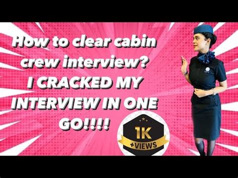 How To Clear Cabin Crew Interview I Cleared My INTERVIEW In One