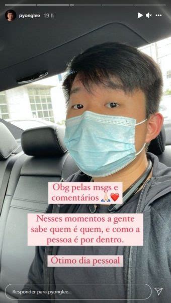 Pyong Lee Manda Recado Ap S Criticas Por Sammy Ter Reatado Casamento