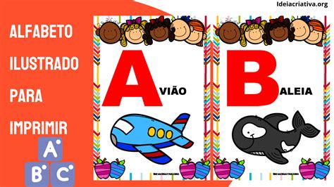 Alfabeto Ilustrado Para Imprimir