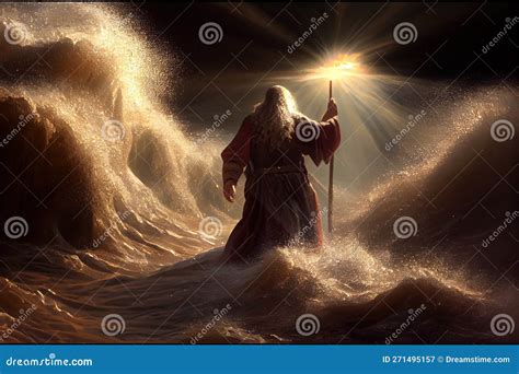 Exodus Moses Crossing The Desert With The Israelites Escape From The