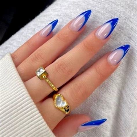 Vibrant Royal Blue Nail Designs Gel Nails Simple Nails Trendy Nails