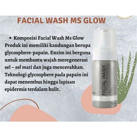 Jual Facial Wash Ms Glow Bisa Ecer Shopee Indonesia