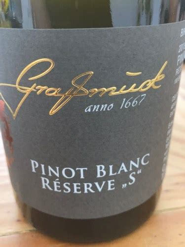 Weingut Grassmück Pinot Blanc Reserve S Vivino US