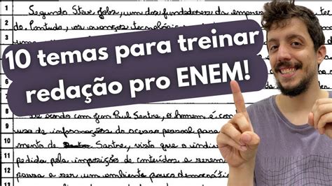 Temas De Redação Para Treinar BRAINCP