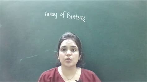 Array Of Pointers In C Youtube