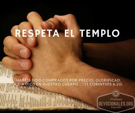 Respeta El Templo Del Esp Ritu Santo Templo Espiritu Santo Biblia