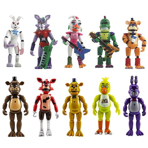 10pcs Set FNAF Action Figures Toy Five Nights At Freddy Walmart