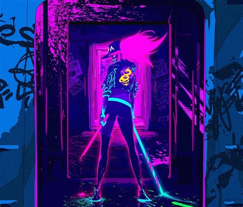 Akali KDA Desktop Wallpapers Wallpaper Cave