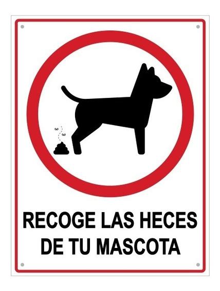 Letrero Recoge Heces Perro Mercadolibre