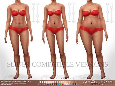 The Sims Resource Tender Skin Overlay Female