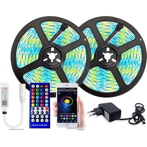 Led Strip Lumière Led Rgbww Lumières 15M Ruban De Diode Étanche 25M