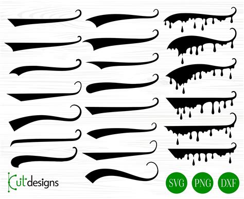 Text Tails Svg Font Tails Svg Drip Text Tails Svg Text Swashes Svg Font