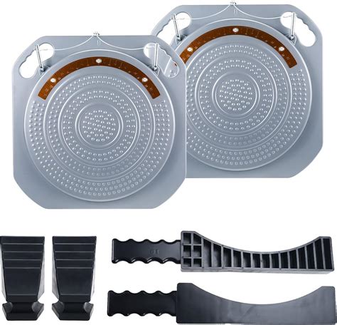 Kuntec Wheel Alignment Turntable Turn Plates With Transition Bridge And
